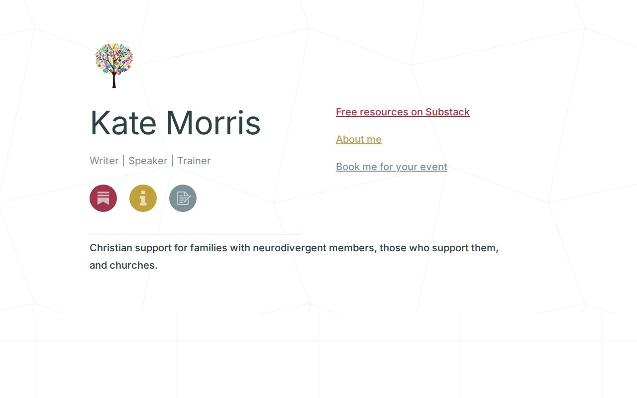 Kate Morris about me